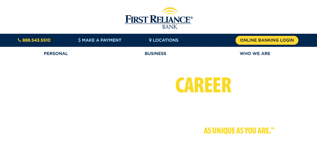 First Reliance Bank Login - First Reliance Bank